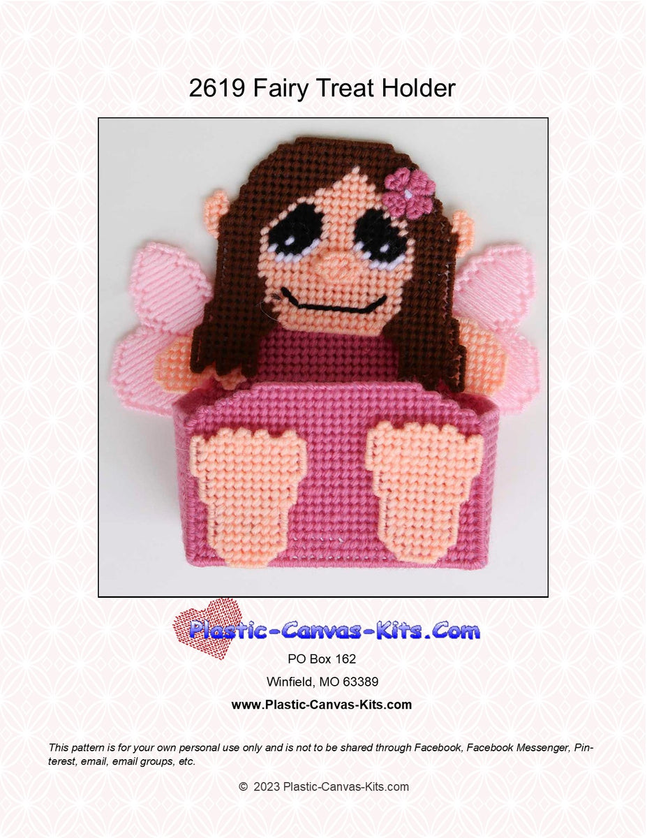 Fairy Treat Holder Plastic Canvas Kits fairy-treat-holder-plastic-canvas-kits
