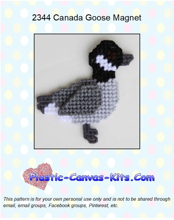Canada Goose Magnet| Plastic-Canvas-Kits.com